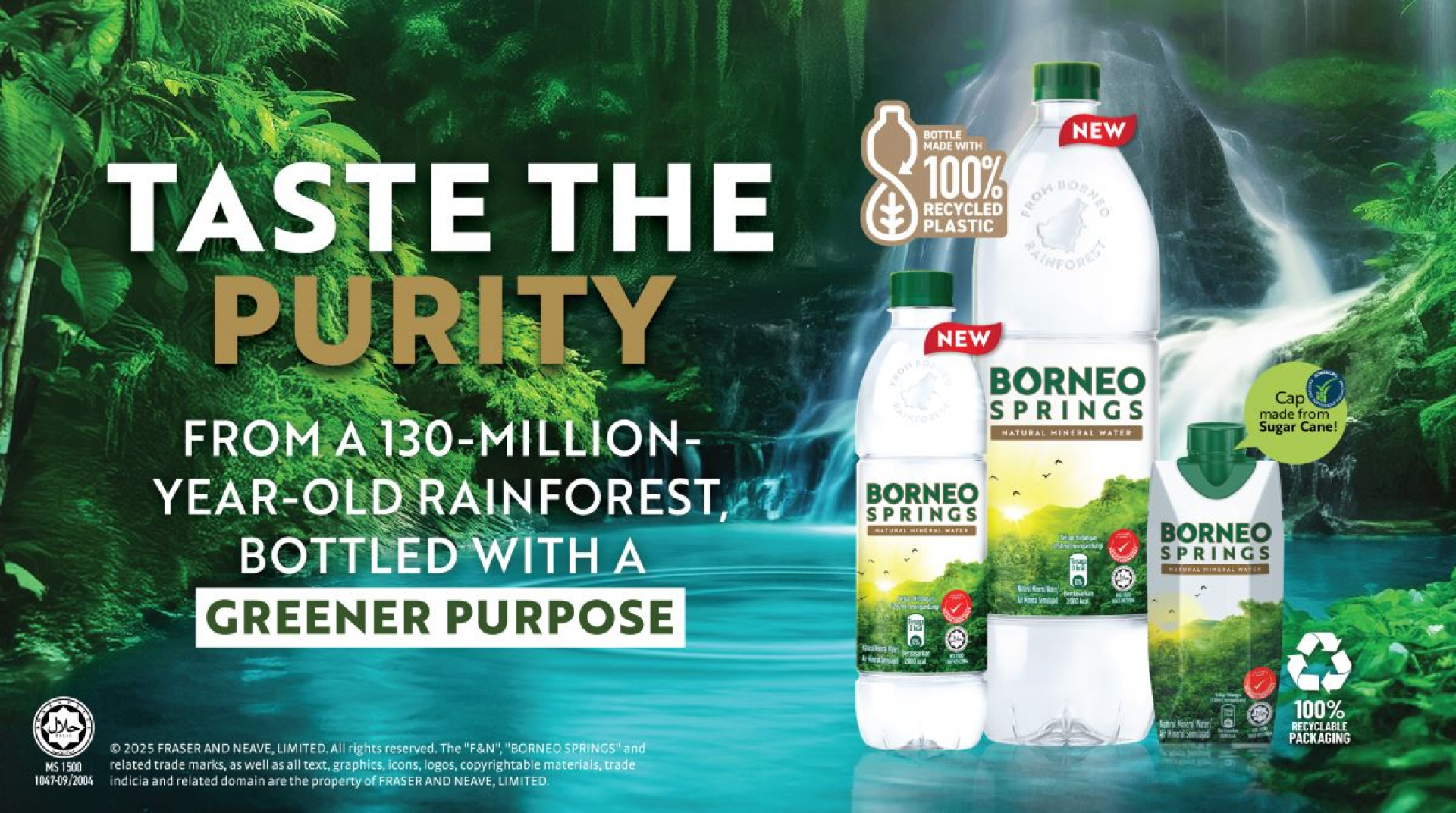 Thai Beverage Plc - BORNEO SPRINGS เปิดตัวบรรจุภัณฑ์รีไซเคิลได้ 100% ...